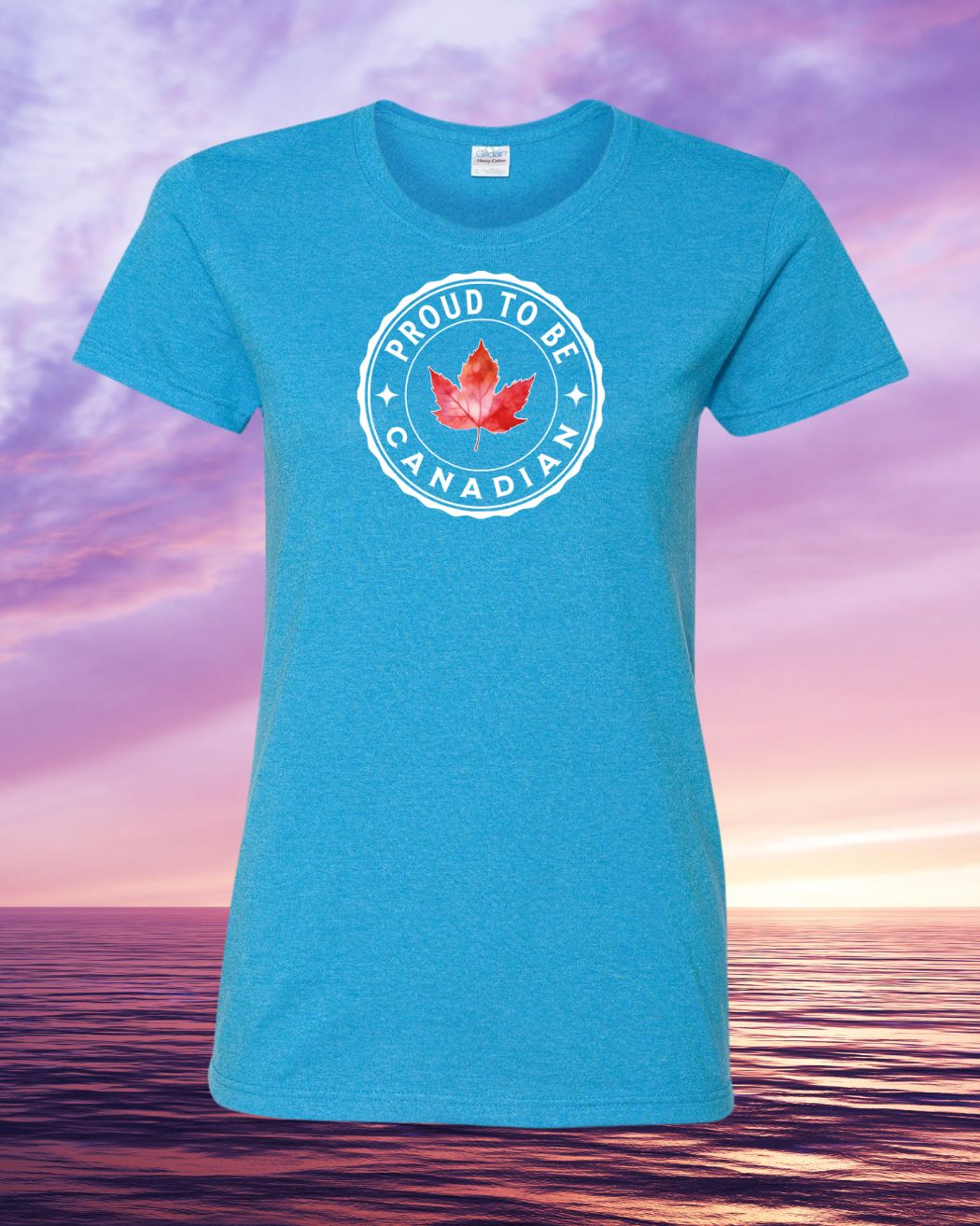 Proud to be Canadian Leaf Women's Tee – Maritime Swag